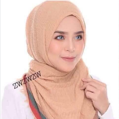muslim women hijab long cotton stripe scarf silky and breathable ...