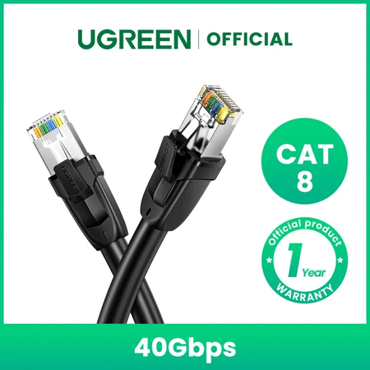 UGREEN Cat8 Ethernet Cable RJ 45 Network Cable UTP Lan Cable | Lazada PH