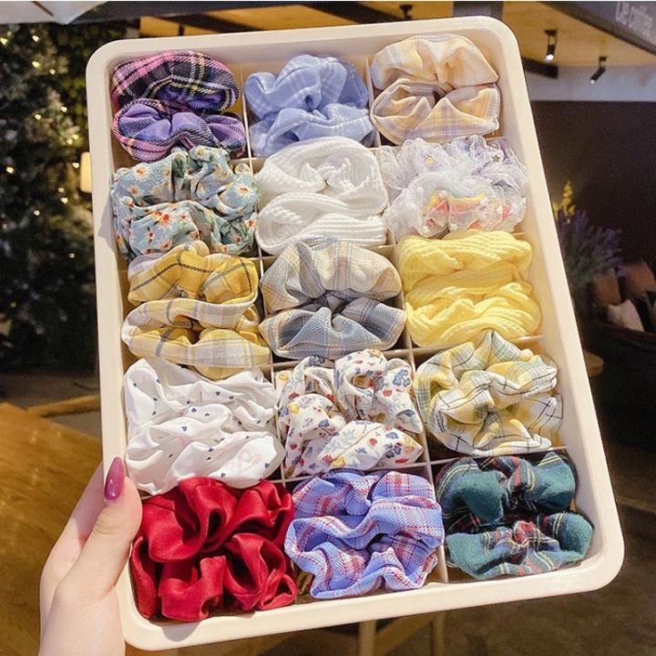 8 Pcs Set New Style Hair Tie Elastic Ponytail Set Scrunchies Set ...