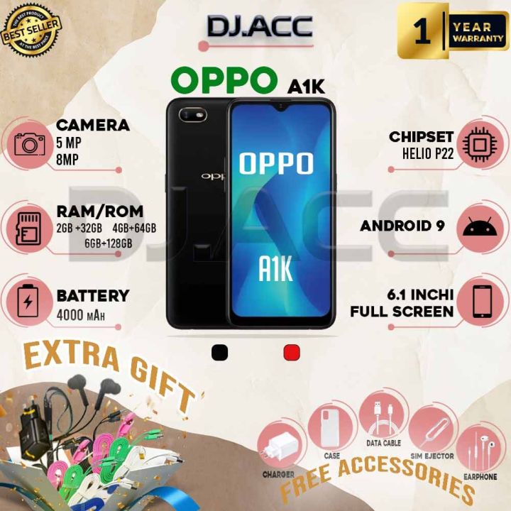 OPPO A1K 6/128 GB Hp Smartphone Bergaransi 1 Tahun | Lazada Indonesia