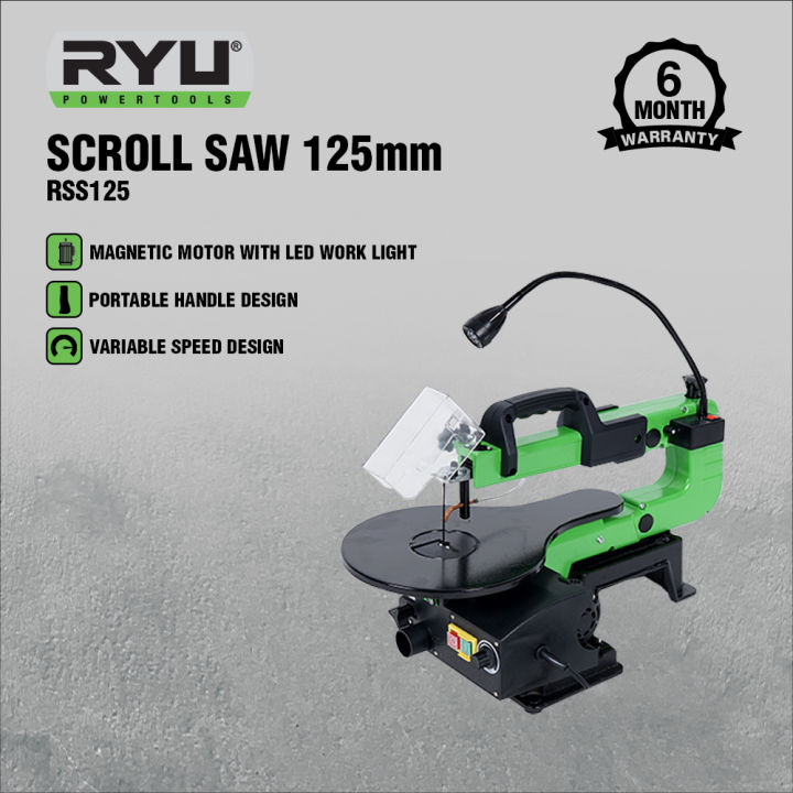 RYU MESIN SCROLL SAW RYU RSS 125 MESIN GERGAJI UKIR KAYU RSS 125 ...
