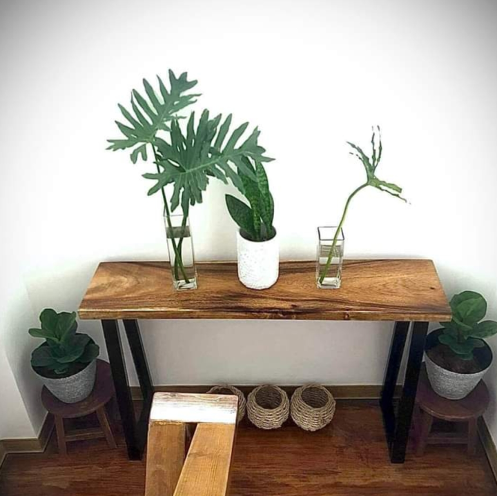 Customized Design Solid Wood Acacia / Mahogany Console / Study Table ...