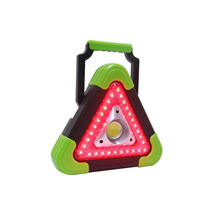 EELIC LAS-HB6608 Triangle Warning Rechargable Emergency Light LAMPU SENTER LED MODUL + COB ...