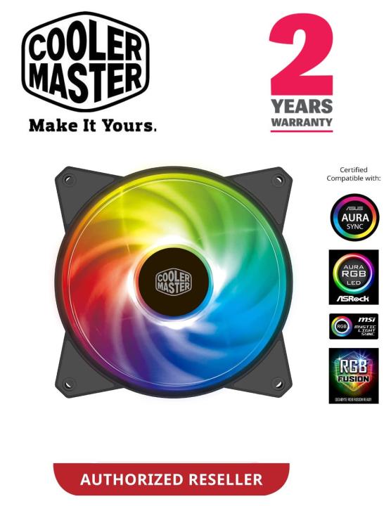 COOLER MASTER MASTERFAN MF120R ARGB 120 mm Addressable RGB Fan R4-120R ...
