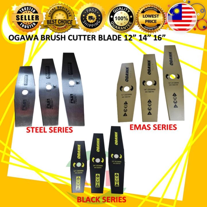 OGAWA BRUSH CUTTER BLADE 12INCH 14INCH 16INCH MATA PISAU MESIN RUMPUT ...