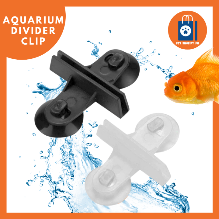 Plastic Divider Clips For Aquarium Fish Tank Separators 1 Pair With ...