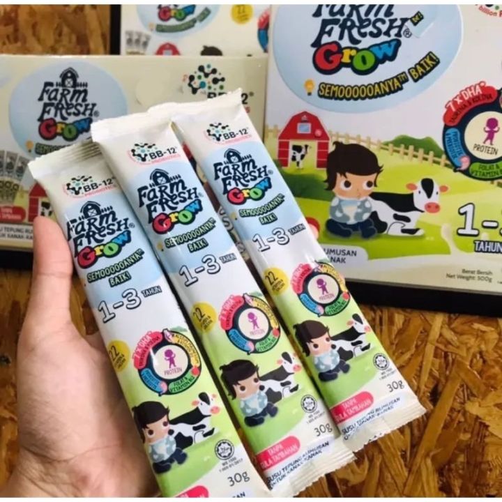 Farm Fresh Grow Powder 1-6 Years Old- Sachet 1x30G | Lazada