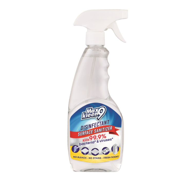 MAX KLEEN 9 DISINFECTANT S.SANITIZER SPRAY 480ML | Lazada