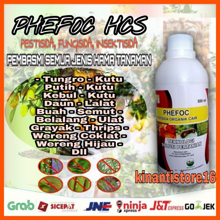PHEFOC HCS Insektisida Pestisida Organik Pembasmi Hama Tanaman | Lazada ... PHEFOC HCS Insektisida Pestisida Organik Pembasmi Hama Tanaman | Lazada ...