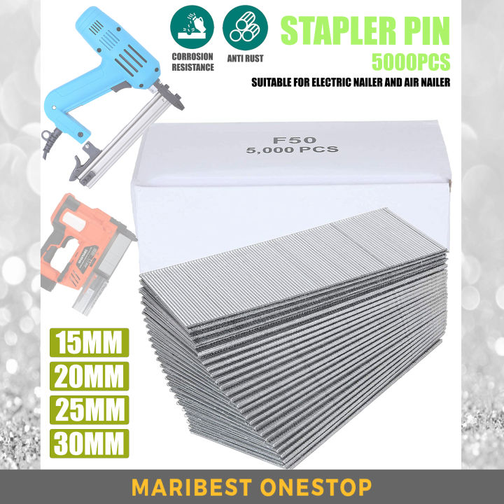 STAPLER PIN STRAIGHT NAIL FOR NAILER GUN Brad Nail F15 / F20 / F25 ...