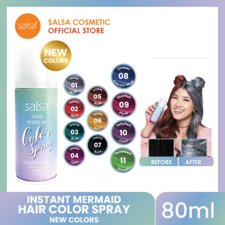 Salsa Instant Mermaid Hair Color Spray | Netto 80 mL | Lazada Indonesia