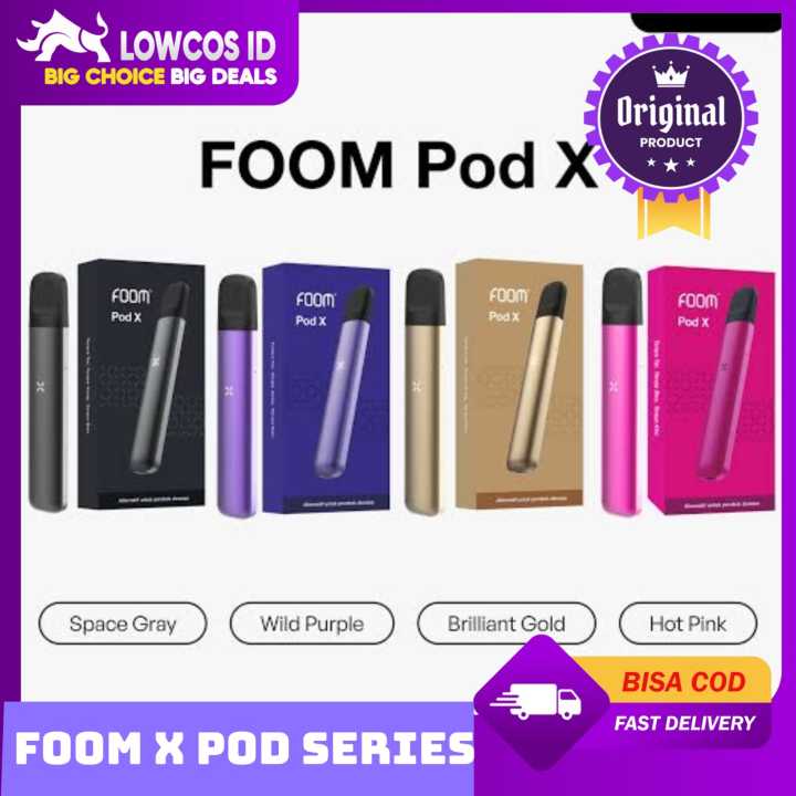 FOOM POD X SERIES ORIGINAL 100% | Lazada Indonesia