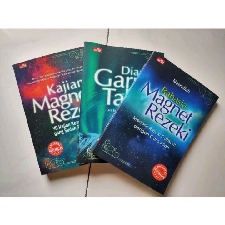 paket 3 buku Nasrullah - KAJIAN MAGNET REZEKI, RAHASIA MAGNET REZEKI, DIARY GARPU TALA | Lazada ...