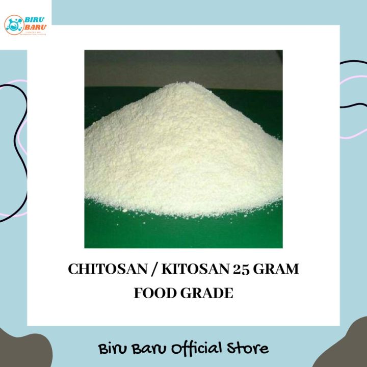 KITOSAN / CHITOSAN 25 GRAM FOOD GRADE BEST QUALITY | Lazada Indonesia