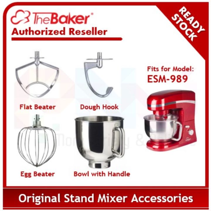 【Original】The Baker Stand Mixer ESM-989 / ESM989 Accessories (Whisk Egg ...