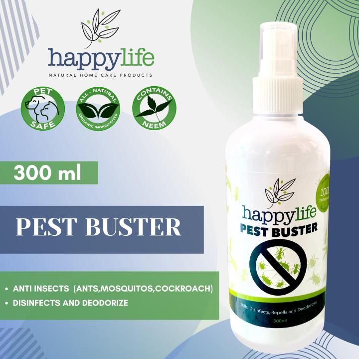Happy Life Pest Buster 300ml Disinfectant, Deodorizer, Insecticide ...