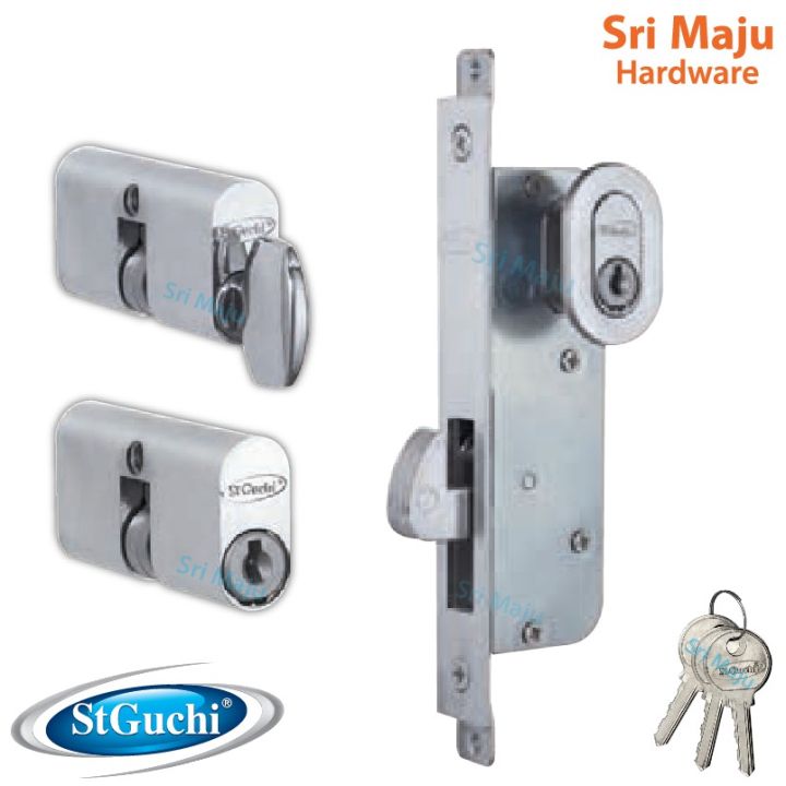 MAJU St Guchi ST41055 Single / Double Mortise Hook Lock 41055 Slide ...