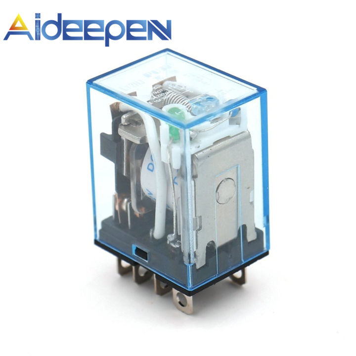 Original Aideepen 1/10PCS Relay AC 220V DC 12V 24V 10A Coil Power Relay ...