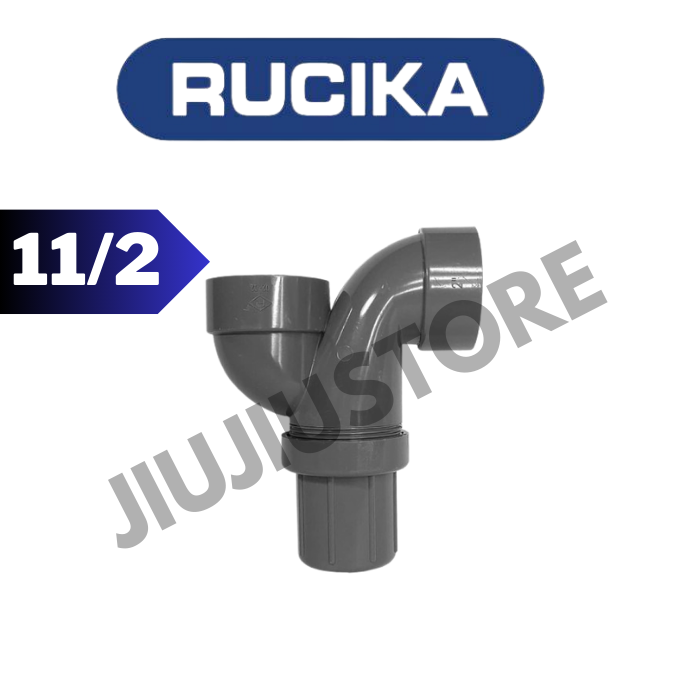 RUCIKA P-TRAP 1 1/2" D PVC P TRAP 1 1/2 INCH D PVC SAMBUNGAN P TRAP 11/ ...