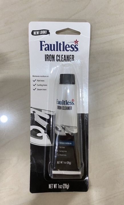 Faultless ครีมขจัดคราบเตารีด Iron Cleaner 1 oz. 28กรัม | Lazada.co.th
