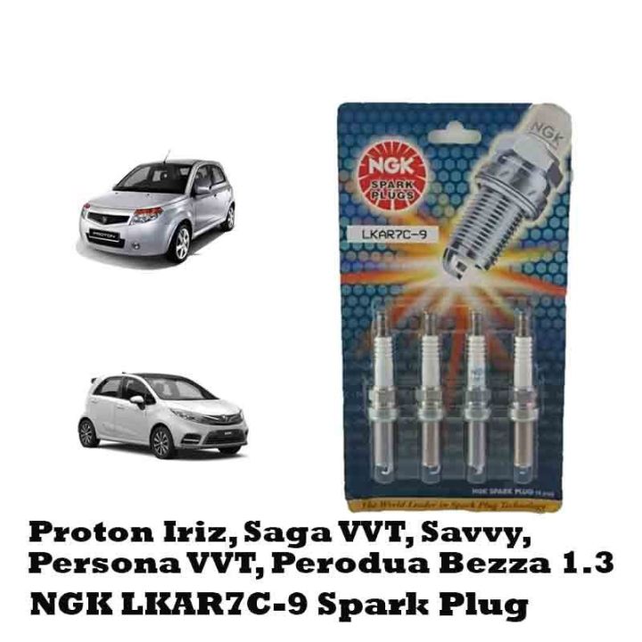 GENUINE NGK LKAR7C-9 SPARK PLUG PROTON IRIZ, SAGA VVT, PERSONA VVT ...