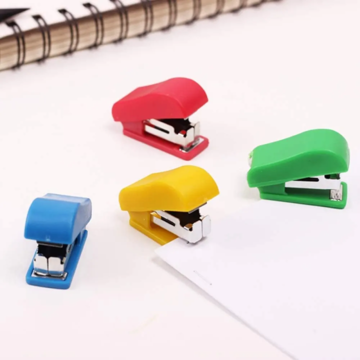 Mas Shop Mini Stapler Set Pupils Portable Convenient Stapler & Staple ...