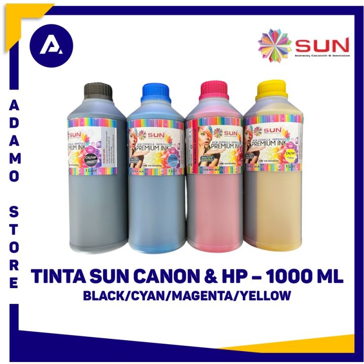 Refill Tinta Sun Premium Ink Canon HP 1000ml | Lazada Indonesia