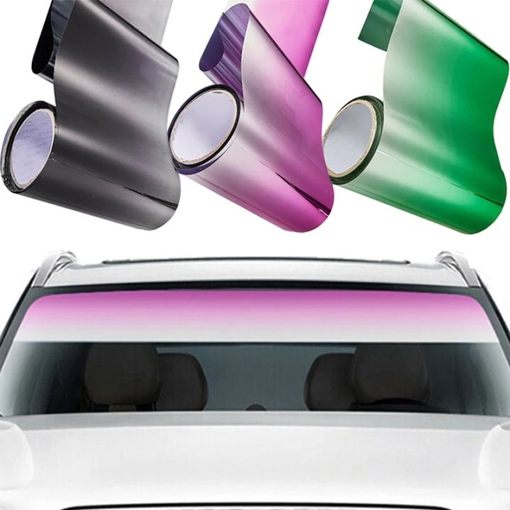 Gradient Colorful Car Windscreen Solar Film Anti-UV Privacy Heat ...