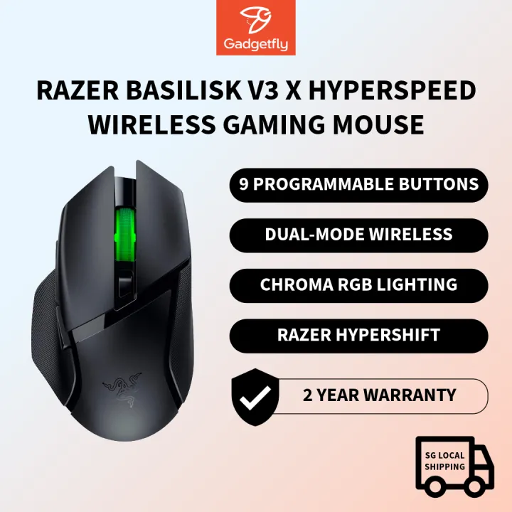 Razer Basilisk V3 X HyperSpeed - Customizable Wireless Gaming Mouse ...