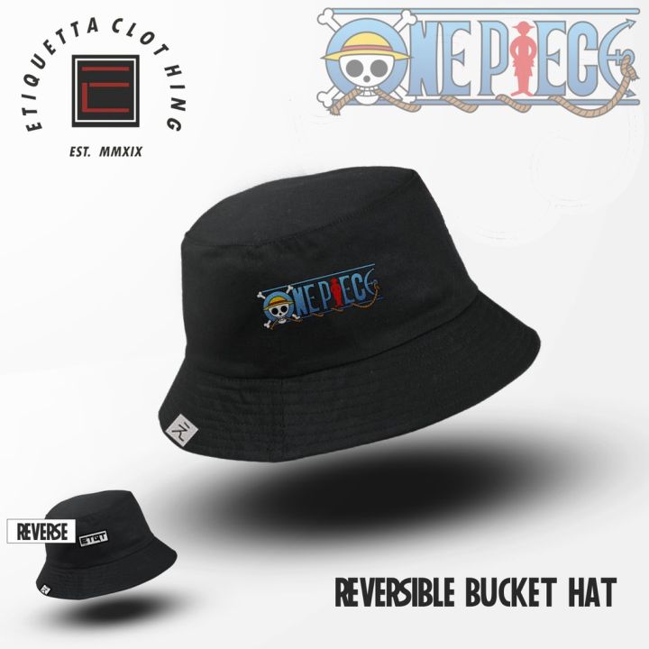 Etiquetta Co. - Anime Waway / Bucket Hat - One Piece - One Piece Logo ...