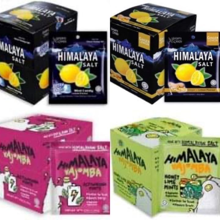 [1BOX] HIMALAYA HONEY LIME MINTS/HIMALAYA SALT SPORTS CANDY/HIMALAYA ...