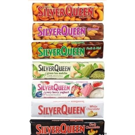 SilverQueen Milk Chocolate with Cashew Almond 58 gram all variant ...