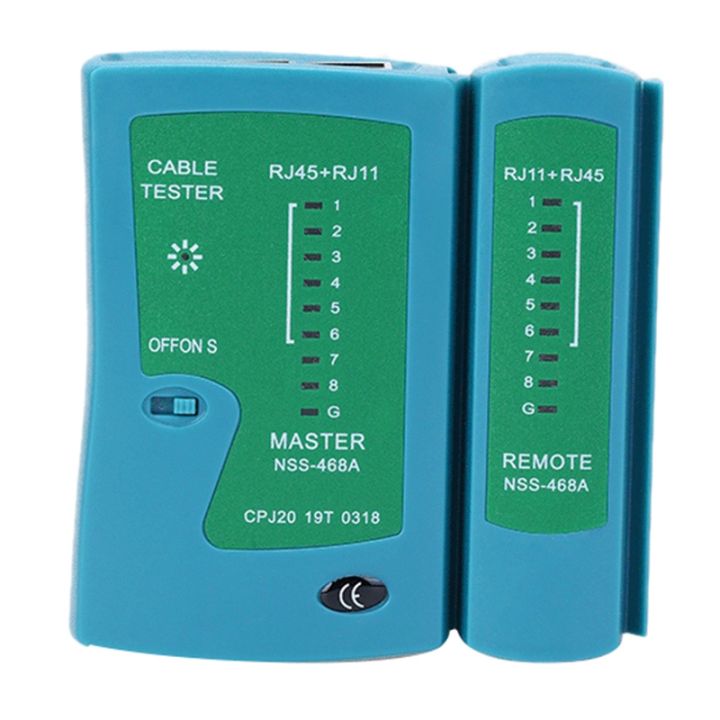 Professional Network Cable Tester for RJ45 RJ11 RJ12 CAT5 UTP LAN Cable ...