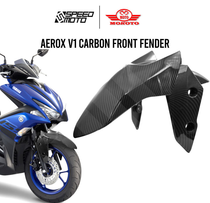 YAMAHA AEROX V1 2-in-1 DETACHABLE FRONT FENDER SPEEDMOTO MADE IN ...