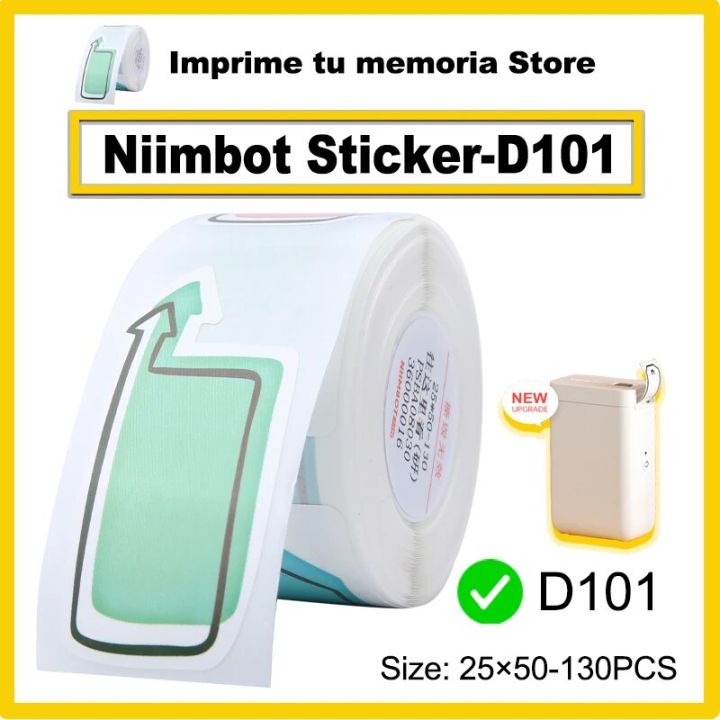 Niimbot Thermal Label Paper To D101 Label Transparent 20mm 25mm Sticker ...