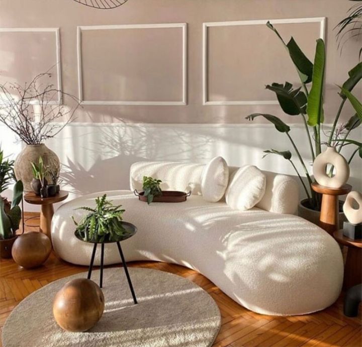 MS American Ins design creative curved sofa for living room workshop ...
