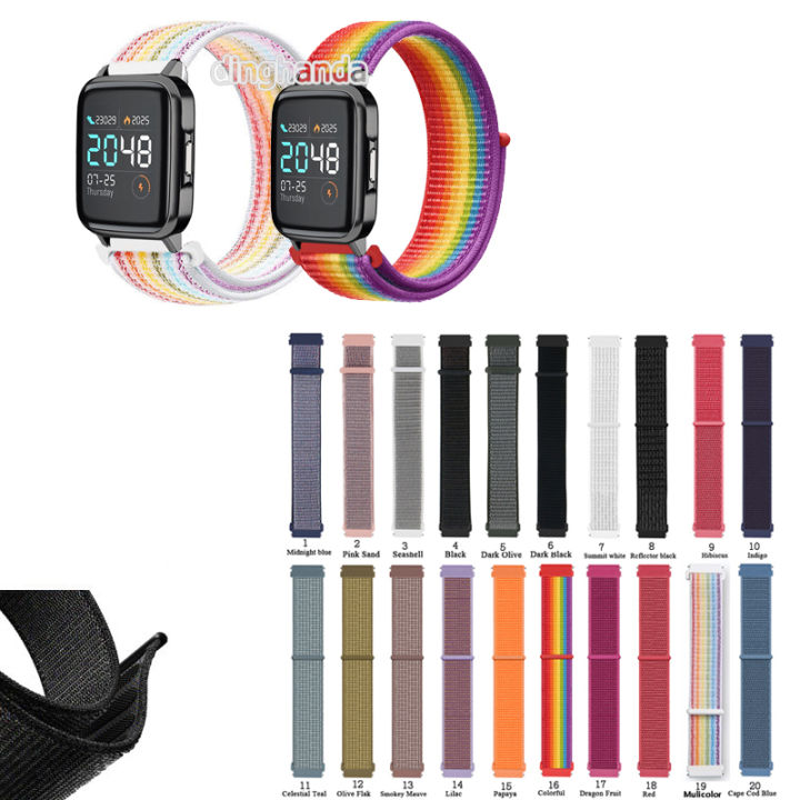 20mm Nylon Loop Band Strap for Haylou LS02/RS4/RS4 Plus | Lazada Singapore