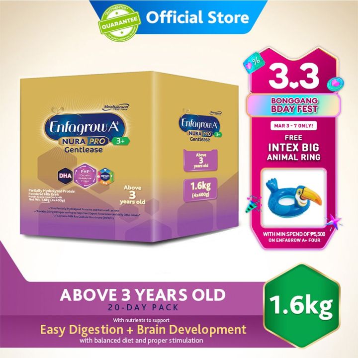 Enfagrow A+ Nurapro Gentlease 1.6kg Powdered Milk Drink for Children ...