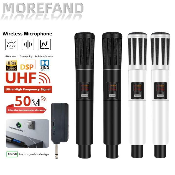 Professional Wireless Microphone Rechargeable Dynamic Microphone For ...