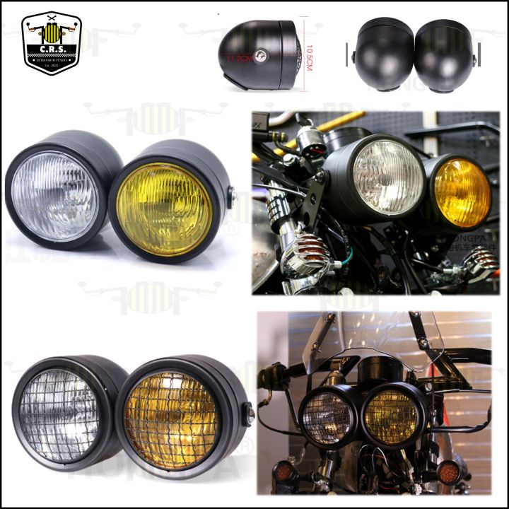 Twin Headlight-Cafe racer and Scrambler parts-sold by partner | Lazada PH