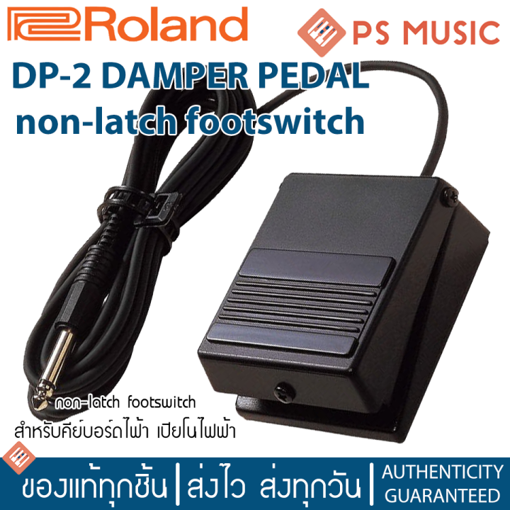 ROLAND® Non-Latch Footswitch รุ่น DP-2 (Sustain Pedal, ฟุตสวิทช์, ฟุต ...