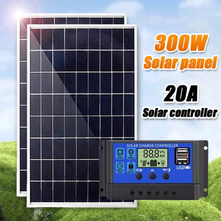 300 watts Solar Panel original 18Volt Pv Solar Cell Panel generator set ...
