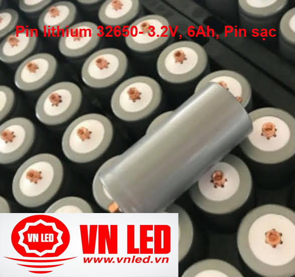 Combo 16 viên Pin lithium 32650 - 3.2V, 6Ah, kèm ốc vít, Pin sạc ...