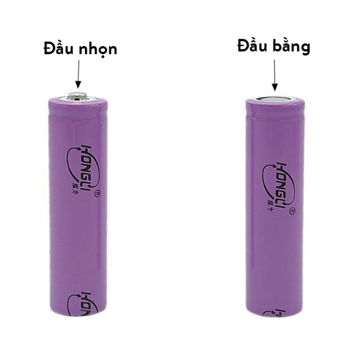 1 Viên Pin Sạc 18650 Hongli Tím 1200mah Loại Tốt 3.7v Xả Thấp 2A Dùng ...