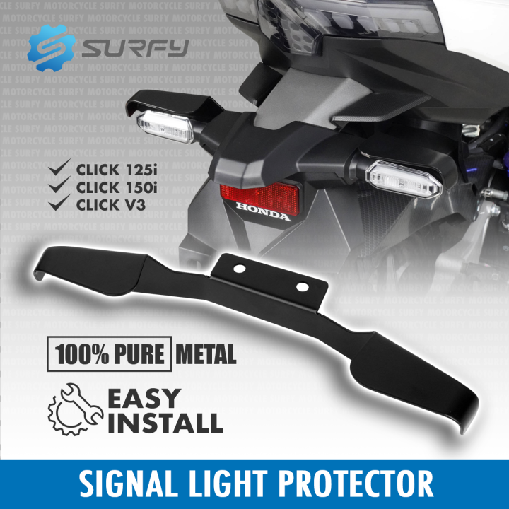 Alloy Signal Light Protector For Honda Click V2 V3 160 Anti-Crash Heavy ...