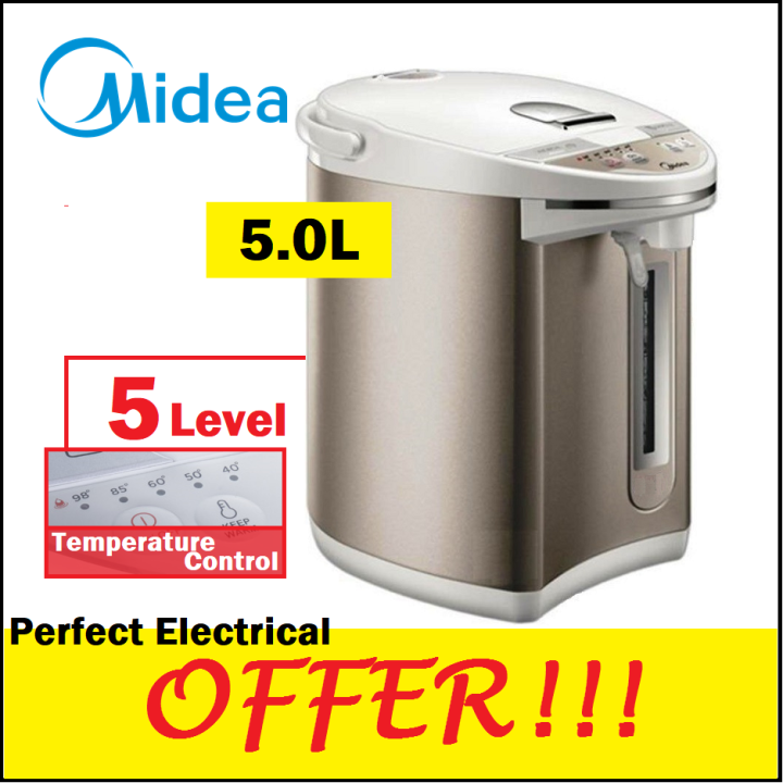Midea 5L electric Thermo pot MTP-7065T stainless steel inner water ...
