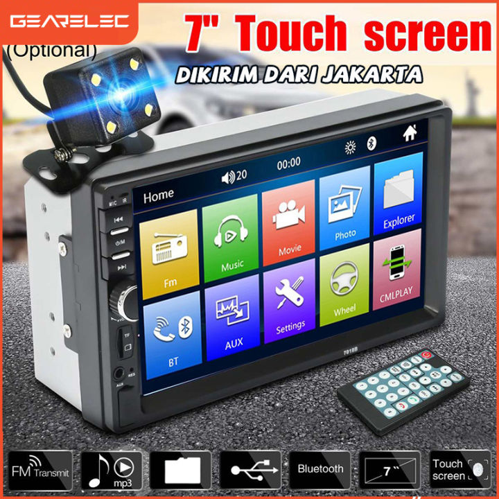 [Dikirim Dari Jakarta] 7018B Radio Mobil 2Din Universal 7 HD IOS/Android Mirrorlink Mobil MP5 ...