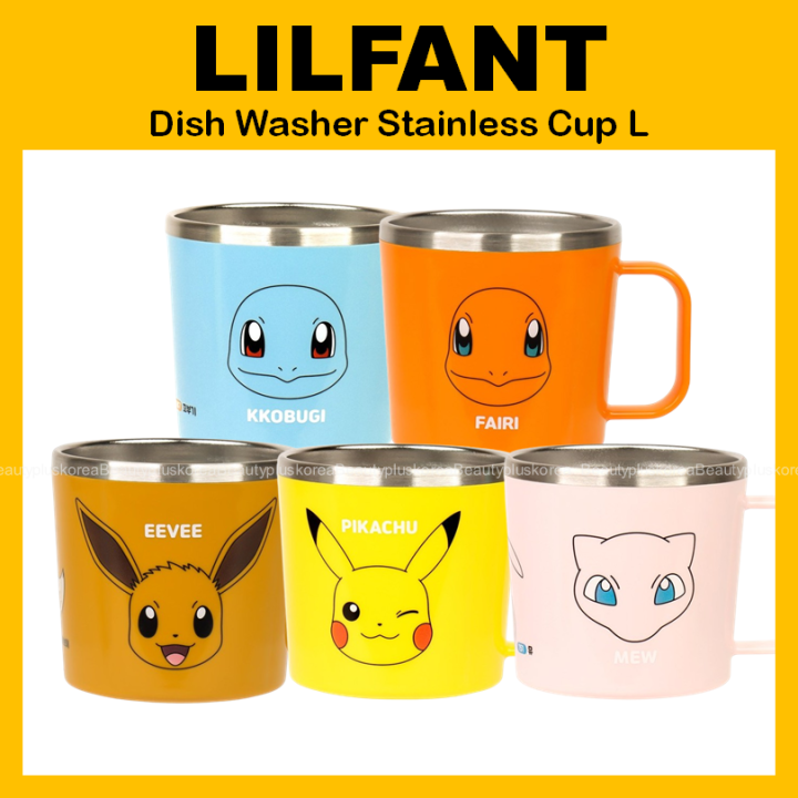 [LILFANT] Pokemon Dishwasher Safe Stainless Cup L 260ml (Pikachu ...