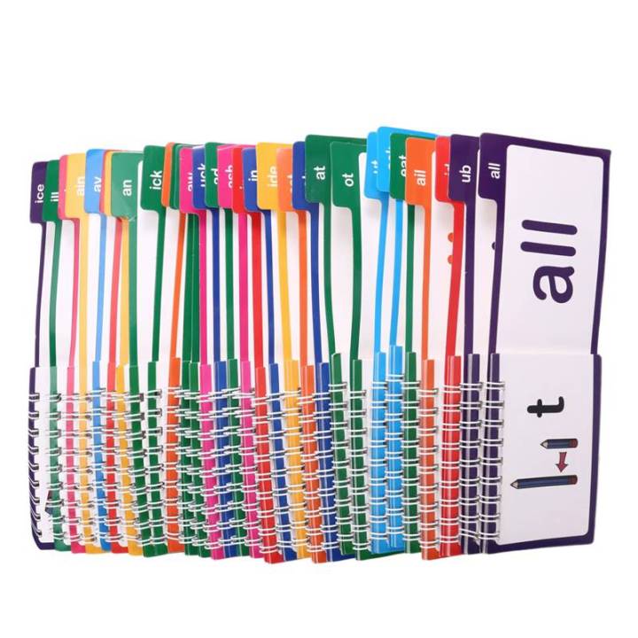 []-Word Family Flip Books Letter Sounds Flash Cards Sight Word Flash ...