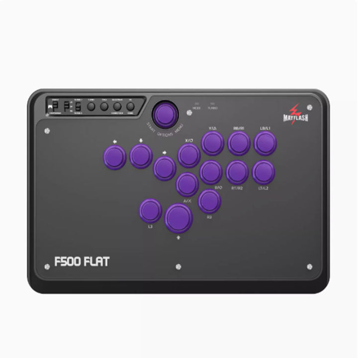 All-Button Arcade Controller F500 FLAT Mayflash F500 Flat Hitbox Layout ...